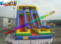 China 0.55mm PVC Commercial Inflatable Slide 8x5x6M Outdoor Water Toy for Backyard for sale