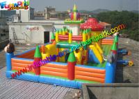 China Commercial Inflatable Bouncy Castle 15x8x7m Custom Jump House for Amusement Park for sale