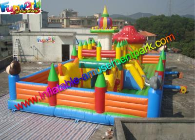 China Commercial Inflatable Bouncy Castle 15x8x7m Custom Jump House for Amusement Park for sale
