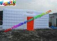 China Customized Indoor Inflatable Fitness Party Tent  , White Inflatable Cube Marquee for sale