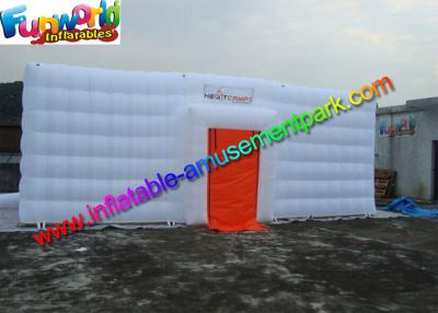 China Customized Indoor Inflatable Fitness Party Tent  , White Inflatable Cube Marquee for sale