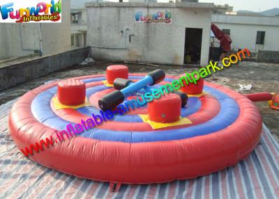 China 0.55mm PVC Tarpaulin Inflatable Jousting Arena Ring 6m Diameter with Air Sticks for sale