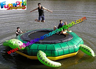 China Turtle Jump 15-Foot Water Trampoline with 0.9mm PVC Tarpaulin and CE/UL Certification for Commercial Use for sale