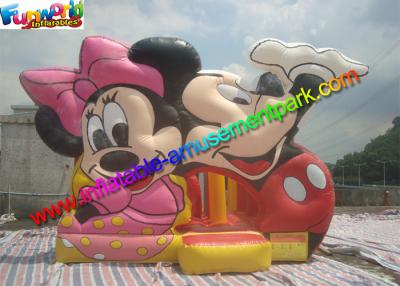 China Commercial Mickey Mouse Bouncy Castle 5x4.5m Inflatable Bounce House PVC Tarpaulin for sale