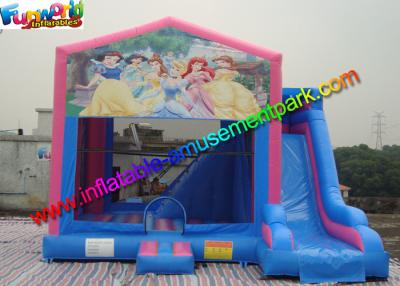 China Giant Princess Combo Bouncer Slide 7x7x5m PVC Tarpaulin Waterproof Kids Bounce House for sale