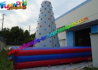 China Inflatable Rock Climbing Wall 6x6x9m Outdoor Challenge Sport Games Gym Equipment for sale