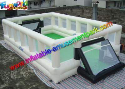 China Custom Inflatable Football Field 12x6x2.5m Commercial Grade PVC Sports Game for Festival for sale