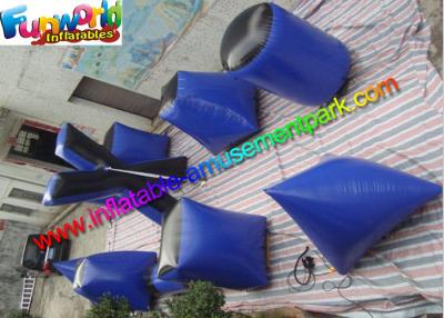 China 10Pcs Full Sets Inflatable Paintball Bunkers 0.6mm PVC Tarpaulin Outdoor Shooting Game for sale