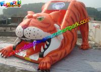 China Giant Tiger Inflatable Dry Slide 10.7m x 7m Commercial Grade PVC Vinyl for sale