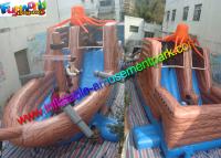 China Customized Pirate Ship Commercial Inflatable Slide For Children for sale