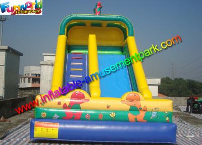 China Commercial Inflatable Waterproof Bouncer Slide 7m x 4m Fire Retardant PVC for sale