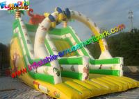 China Commercial Inflatable Dry Slide 8m x 5m x 6m PVC Vinyl Tiger Design for Rent for sale