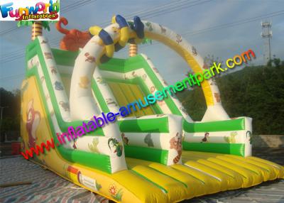 China Commercial Inflatable Dry Slide 8m x 5m x 6m PVC Vinyl Tiger Design for Rent for sale