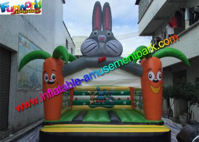 China Commercial Rabbit Inflatable Castle Bouncer 4x4x3.5m PVC Tarpaulin for sale