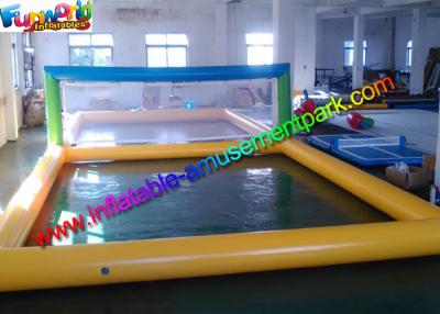 China Commercial Grade Inflatable Water Volleyball Court - 11m x 4.5m Size with 0.9mm PVC Tarpaulin for sale