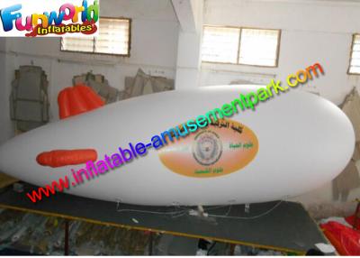 China 0.18mm PVC 6m Inflatable Helium Blimp For Advertising , Logo Printing for sale
