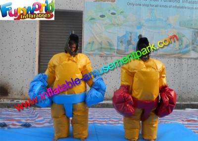 China Adult Inflatable Sumo Wrestling Suit 1.8m H Commercial Grade PVC Sports Game for sale