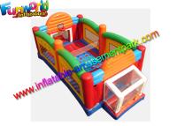 China 0.55mm PVC Tarpaulin Inflatable Sport Combo Game 7.8x4.8m All In One Arena for sale