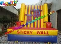 China Custom Logo Inflatable Velcro Wall Game 7.8x4.8m for Kids Commercial Use for sale
