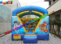China Garden Pirate Inflatable Moonwalk Castle , Mini Jumping House With PVC for sale