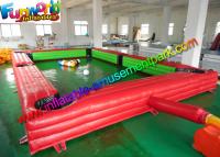 China 0.55mm PVC Tarpaulin Inflatable Snooker Table Football Game 7.8x4.8m for sale