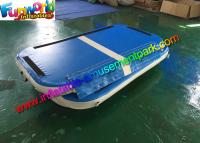 China 4m Mini Inflatable Tumble Track Air Board for Gymnastics 200cm Wide Drop Stitch for sale