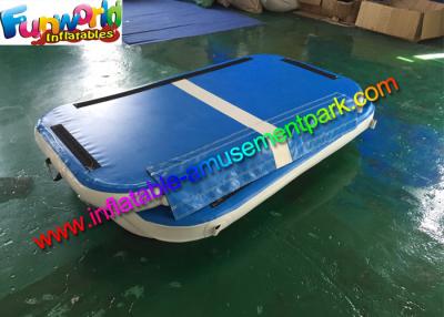 China 4m Mini Inflatable Tumble Track Air Board for Gymnastics 200cm Wide Drop Stitch for sale
