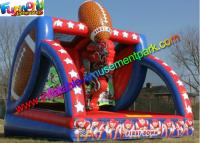 China Commercial Inflatable Rugby American Football Field 6x4x4m Customizable PVC Sports Game for sale