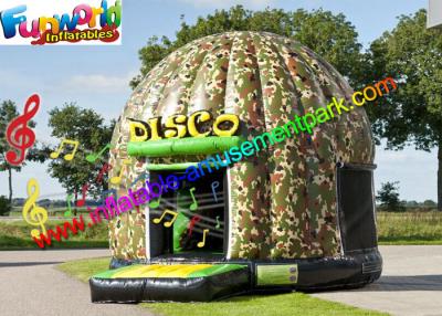 China 0.55mm PVC Tarpaulin Inflatable Disco Dome Bouncy Castle with CE UL Certifications for sale