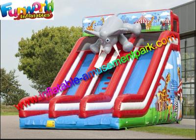 China Commercial Grade EN14960 Inflatable Slide 8x5x6M Elephant Dry Slide with Repair Kits for sale
