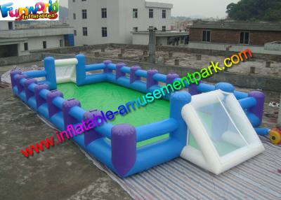 China Inflatable Soccer Field 16m x 8m Human Table Soapy Football Court Arena Durable PVC for sale
