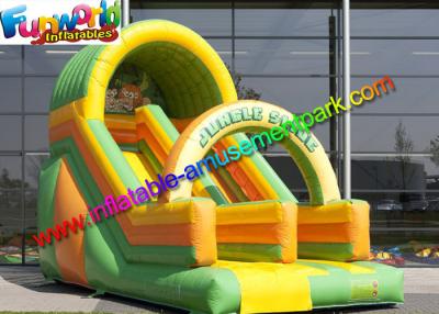 China Commercial Inflatable Jungle Tree Slide 5.6m x 3.6m x 5m for Kids Dry Play for sale