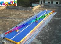 China Customizable Gym Inflatable Air Track 14x2x0.2m Drop Stitch Gymnastics Mat for sale
