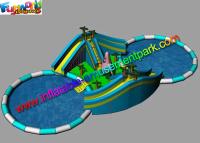 China Adults Giant Inflatable Water Parks Funny Customized With Pool Slide for sale