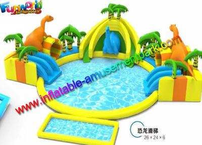 China Dragon Inflatable Pool Aqua Park Slide Commercial 0.9mm PVC Tarpaulin - 20m/25m/30m Sizes with CE/UL Certification for sale