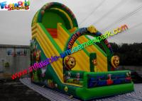 China Commercial Inflatable Jungle Slide 8m x 4m Waterproof Fire Retardant PVC Bounce for sale