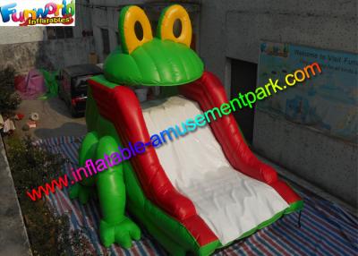 China Customized Frog Commercial Inflatable Slide 6m x 4m x 5m for Pool Use Dry Slide for sale