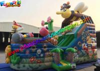 China Bee Commercial Inflatable Slide With Full Printing , inflatable slip and slide for sale