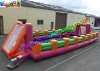 China 12m x 6m Inflatable Soccer Arena Football Court Sports Game with 0.55mm PVC for sale