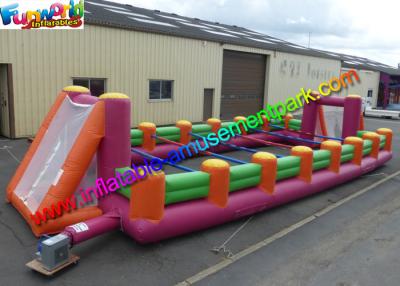 China 12m x 6m Inflatable Soccer Arena Football Court Sports Game with 0.55mm PVC for sale