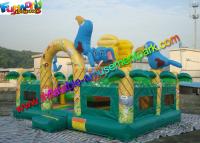 China Elephant Commercial Bouncy Castle 6m x 5m x 4m with Slide and Climbing for sale