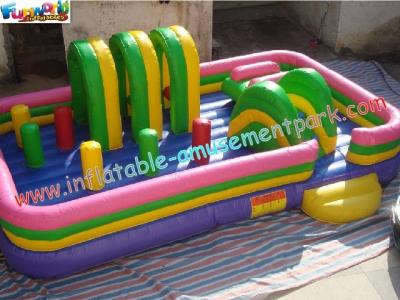 China Commercial Inflatable Amusement Park 6.8x4x2.5m for Kids Indoor Outdoor Play for sale