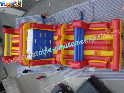 China 1000D 18 OZ PVC Commercial Inflatable Obstacle Course Tunnel 11.4x3.6x3.6m for Outdoor Kids Games for sale