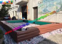 China Custom Inflatable Snooker Table 7.8x4.8 Meters with CE Certified Blower and 1-Year Warranty for sale