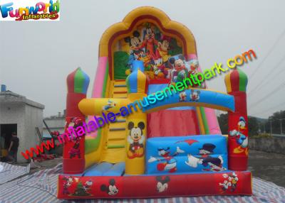 China Commercial Mickey Mouse Inflatable Slide 7x4x6m Blow up Bounce Slide for Rent for sale