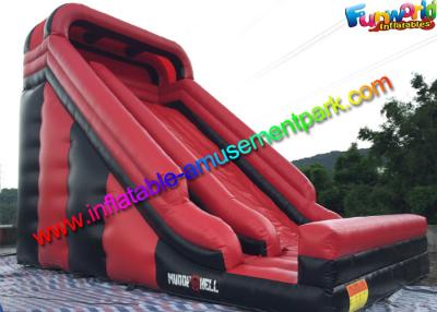 China Customized Two lane Inflatable Dry Slide With PVC for exhibition , celebration for sale
