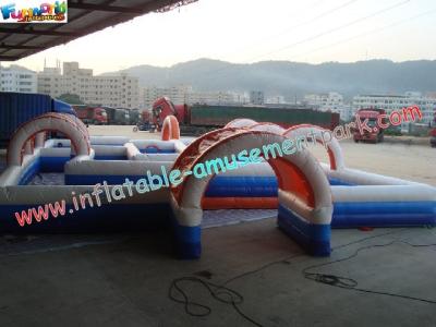 China Commercial Waterproof Inflatable Car Race Track - 16L x 10W Size, 0.55mm PVC Material with Fire Retardant Properties for sale