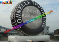 China 9-Meter Giant Inflatable Tyre Model Display - UV-Treated PVC Nylon with 1-Year Warranty for sale