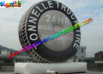 China 9-Meter Giant Inflatable Tyre Model Display - UV-Treated PVC Nylon with 1-Year Warranty for sale