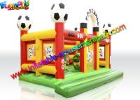China Commercial PVC Inflatable Football Game Bouncy Castle 4.5x6.8m with Blower CE Certified for sale